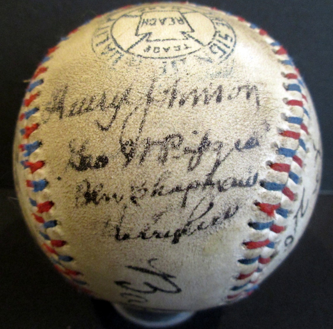 1930 New York Yankees Replica Team Signed Baseball Babe Ruth - Etsy
