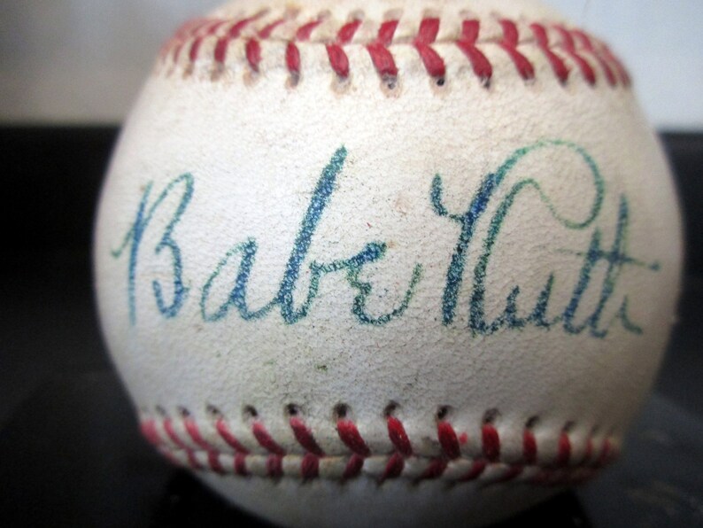 Babe Ruth Replica 1934 Autographed American League Baseball - Etsy