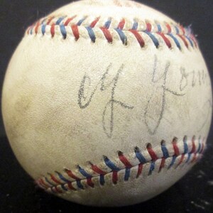 Cy Young Replica 1927 Autographed Baseball - Etsy