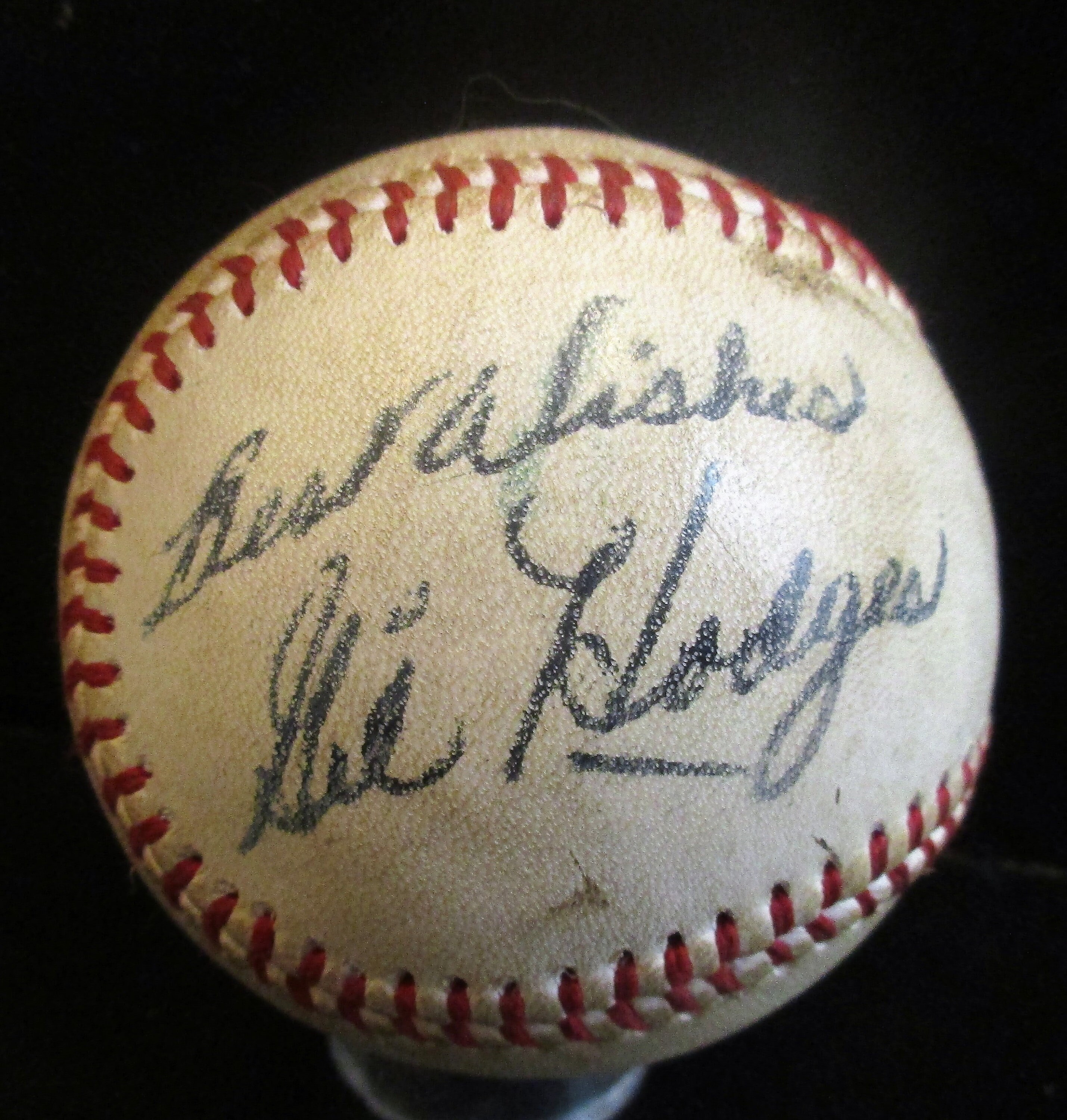 Gil Hodges Replica Autographed 1955 Baseball - Etsy