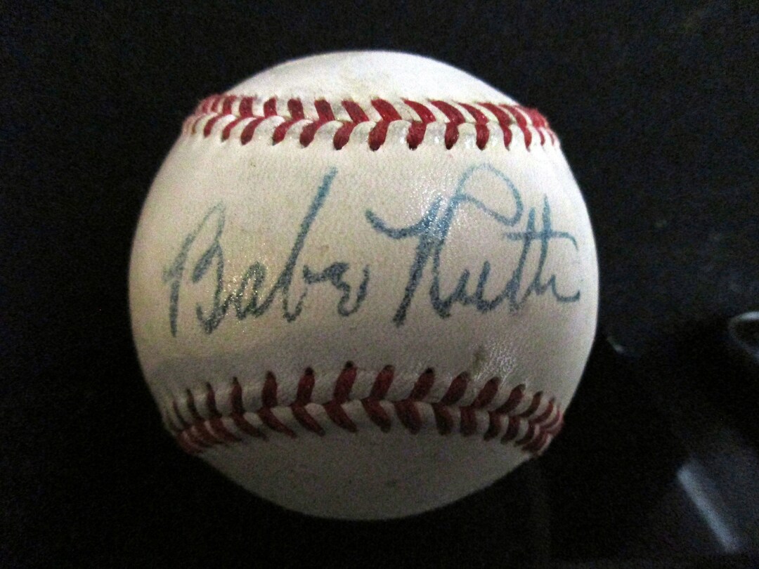 Babe Ruth Replica 1940's Autographed Baseball *NEW DESIGN FOR 2019* - Etsy