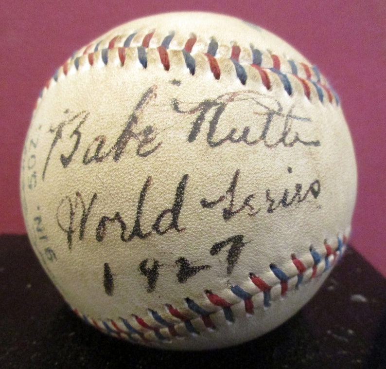 Babe Ruth Replica 1927 Autographed Baseball *NEW DESIGN FOR 2019* - Etsy