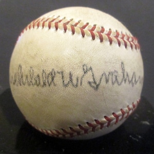 Archibald "moonlight" Graham Replica Autographed 1940's Baseball - Etsy