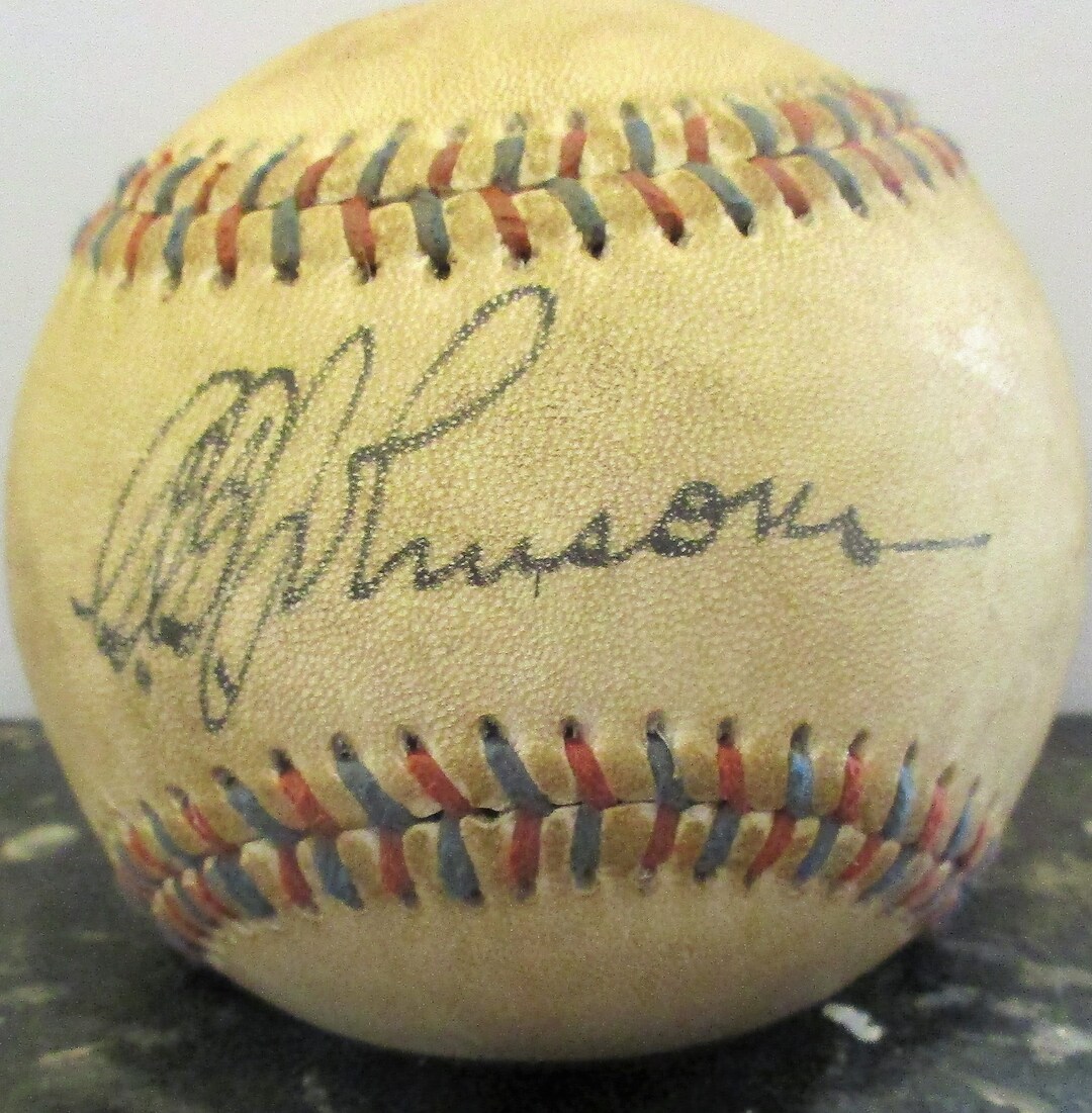 NEW DESIGN FOR 2022 Ban Johnson Replica 1927 Autographed Baseball - Etsy