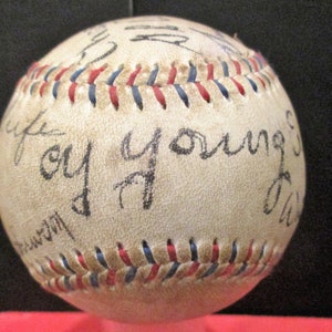 1910's-20's "the 300 Game Winners" Replica Signed Baseball Mathewson ...