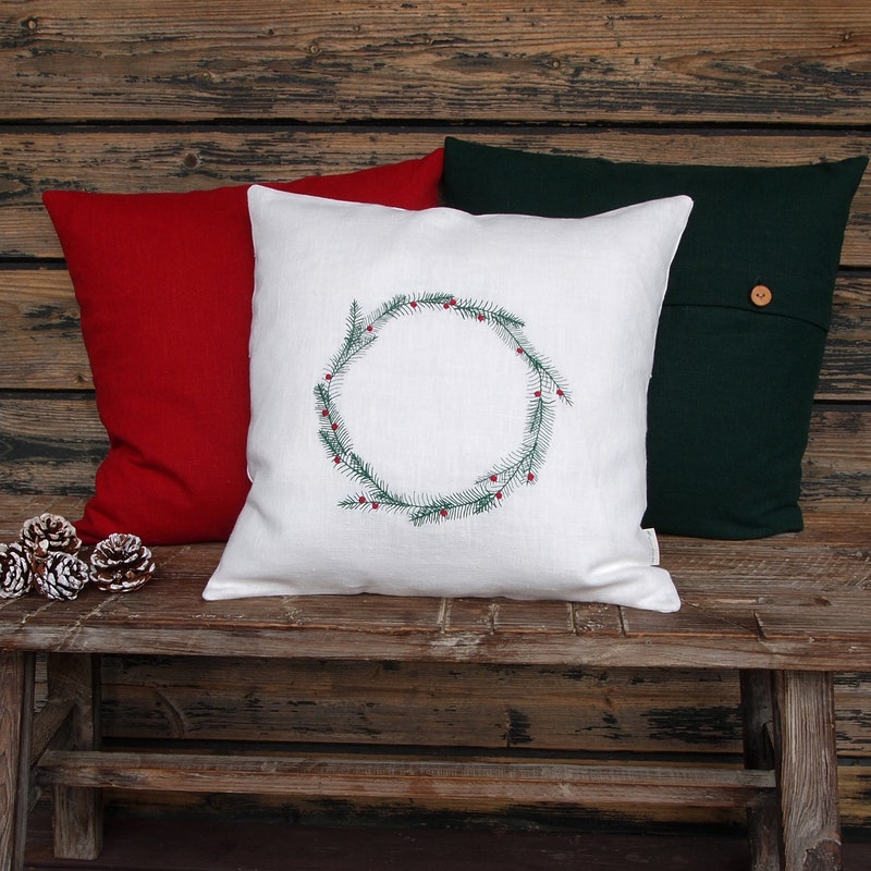 Spannende Kissenhã¼lle 50x50 Weihnachten Bild