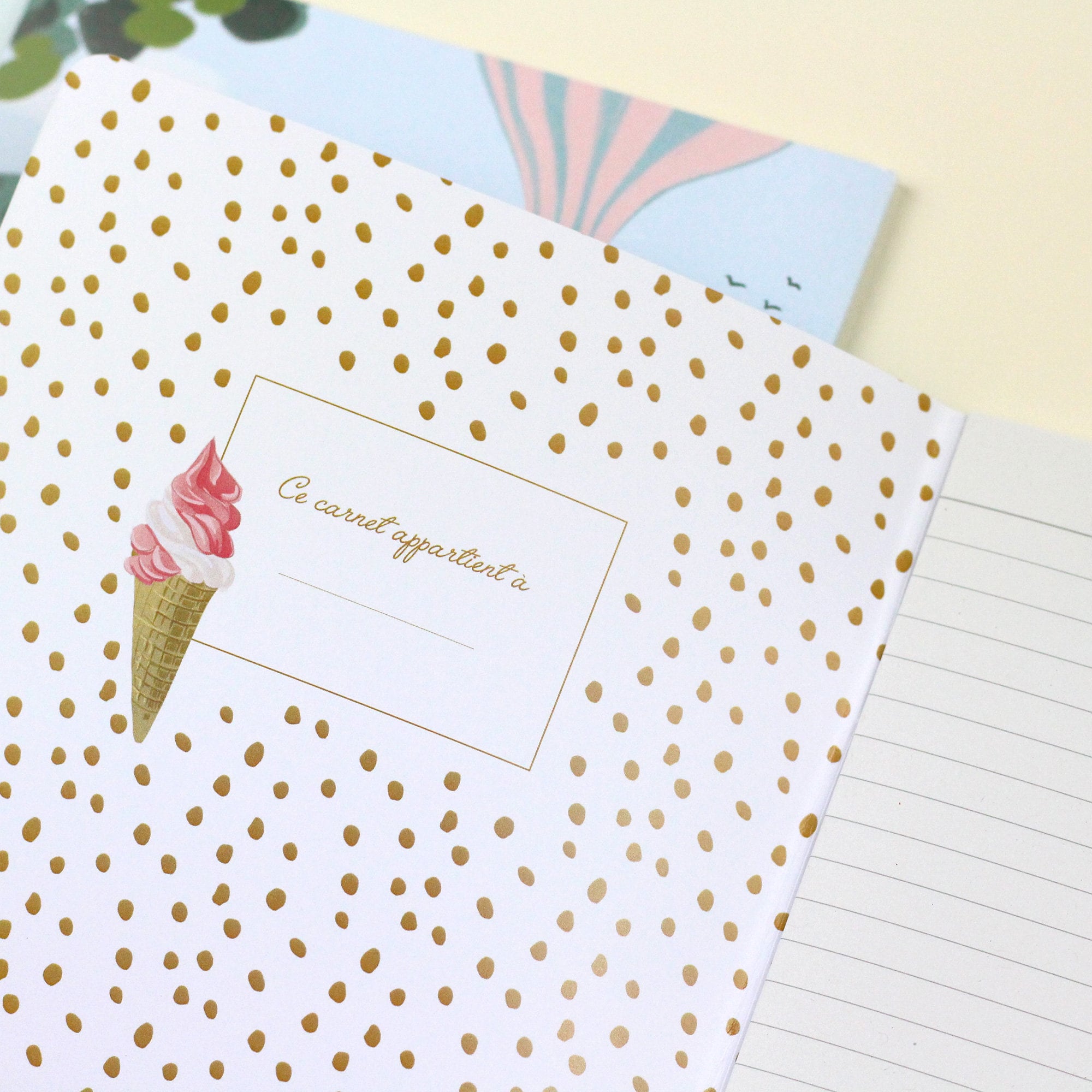 Notebook Notebook Ice Cream Glacier A5 Pages With Lines - Etsy