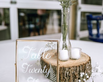 Floating Table Numbers - Etsy