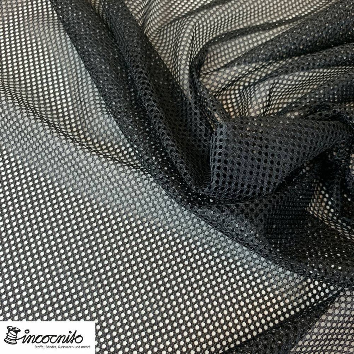 600 EUR/m Mesh Stoff Netzstoff schwarz 1 Einheit | Etsy