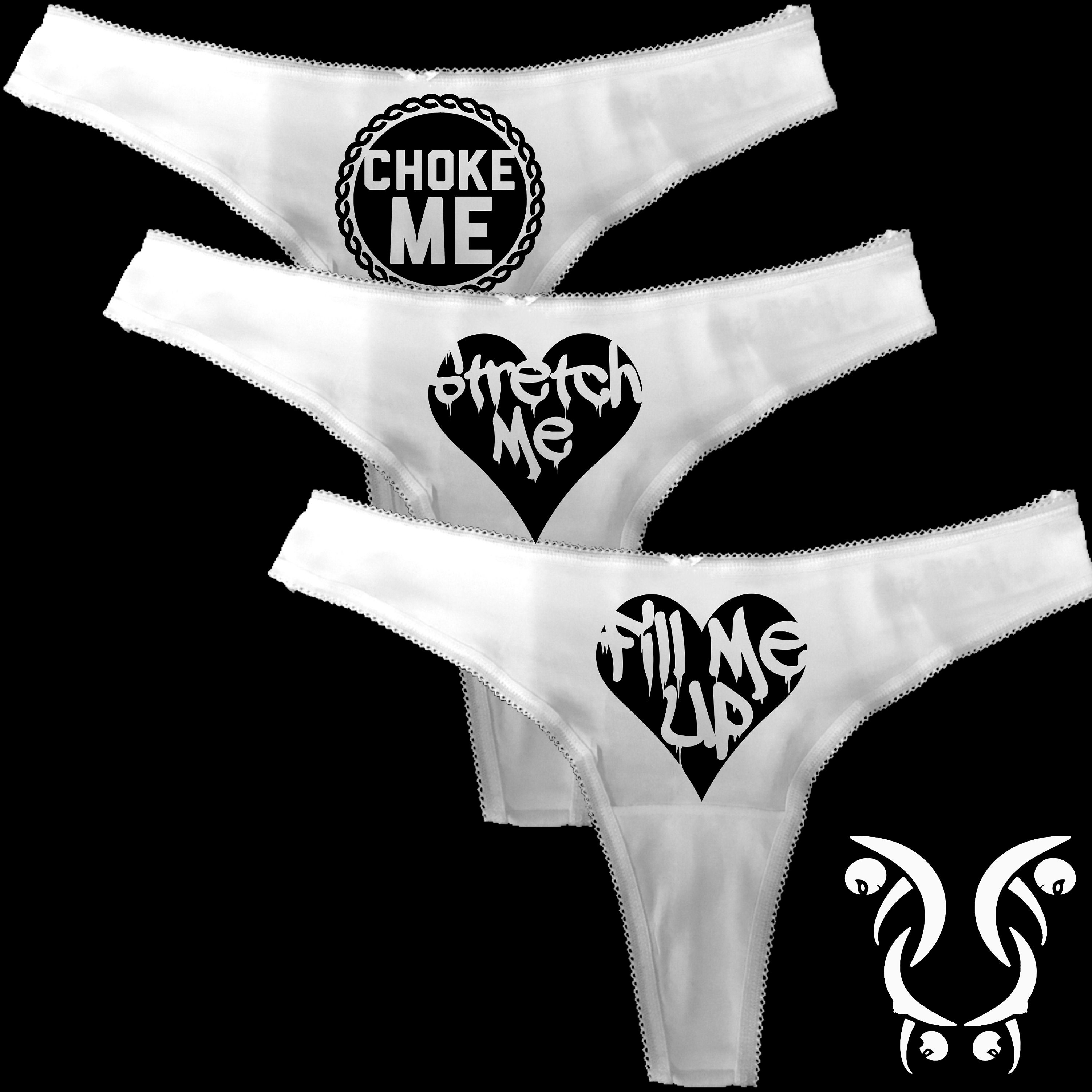 White Hotwife Thong Etsy