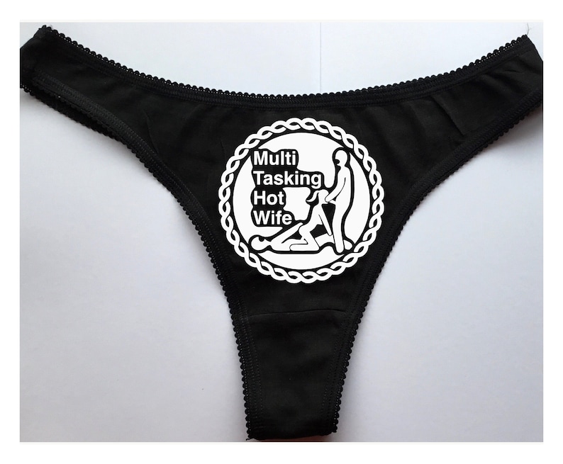 Multi Tasking Hot Wife Thong Etsy
