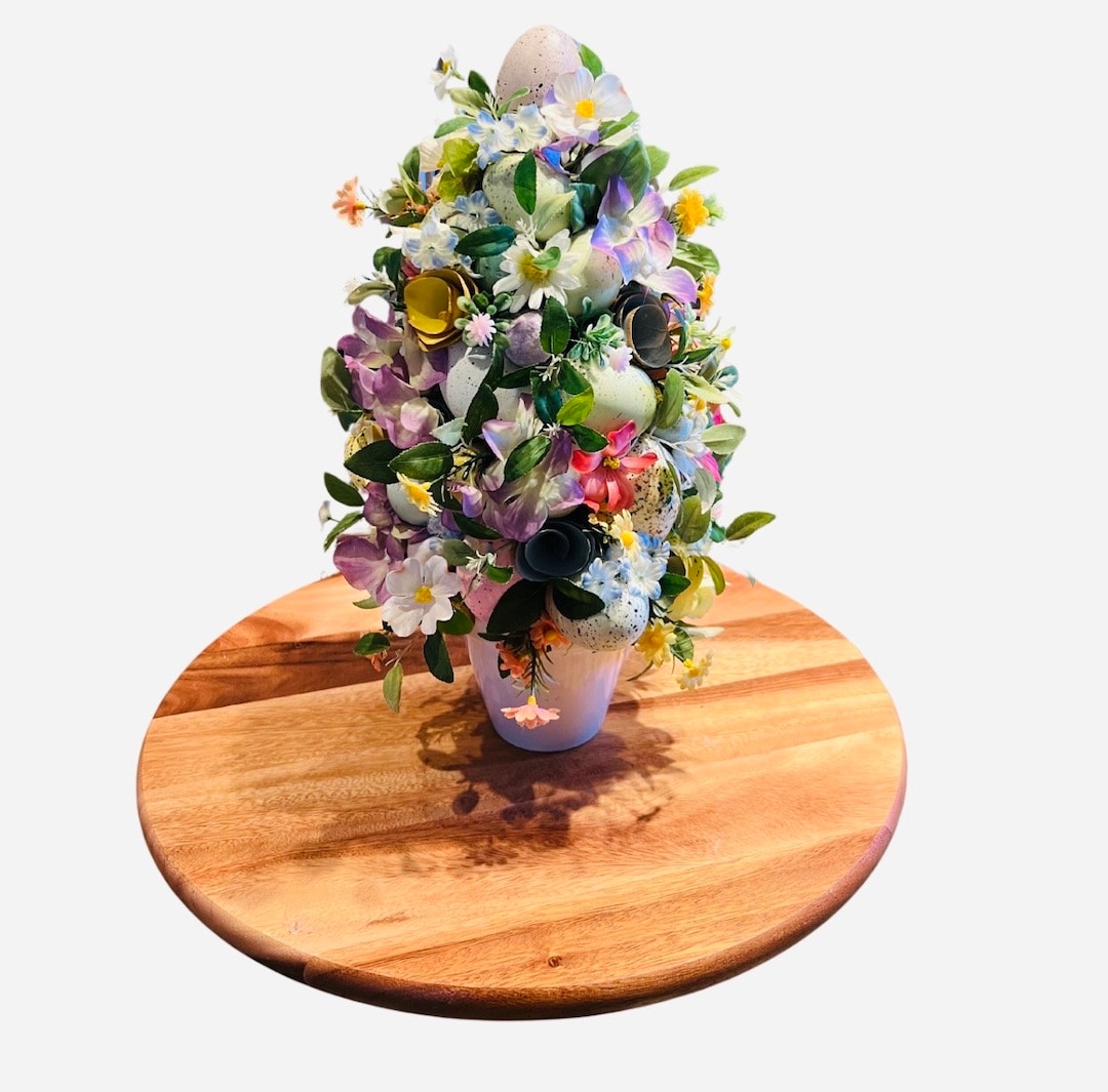 Spring Decor Farmhouse Topiary, Egg Tree Centerpiece, Spring Tree ...