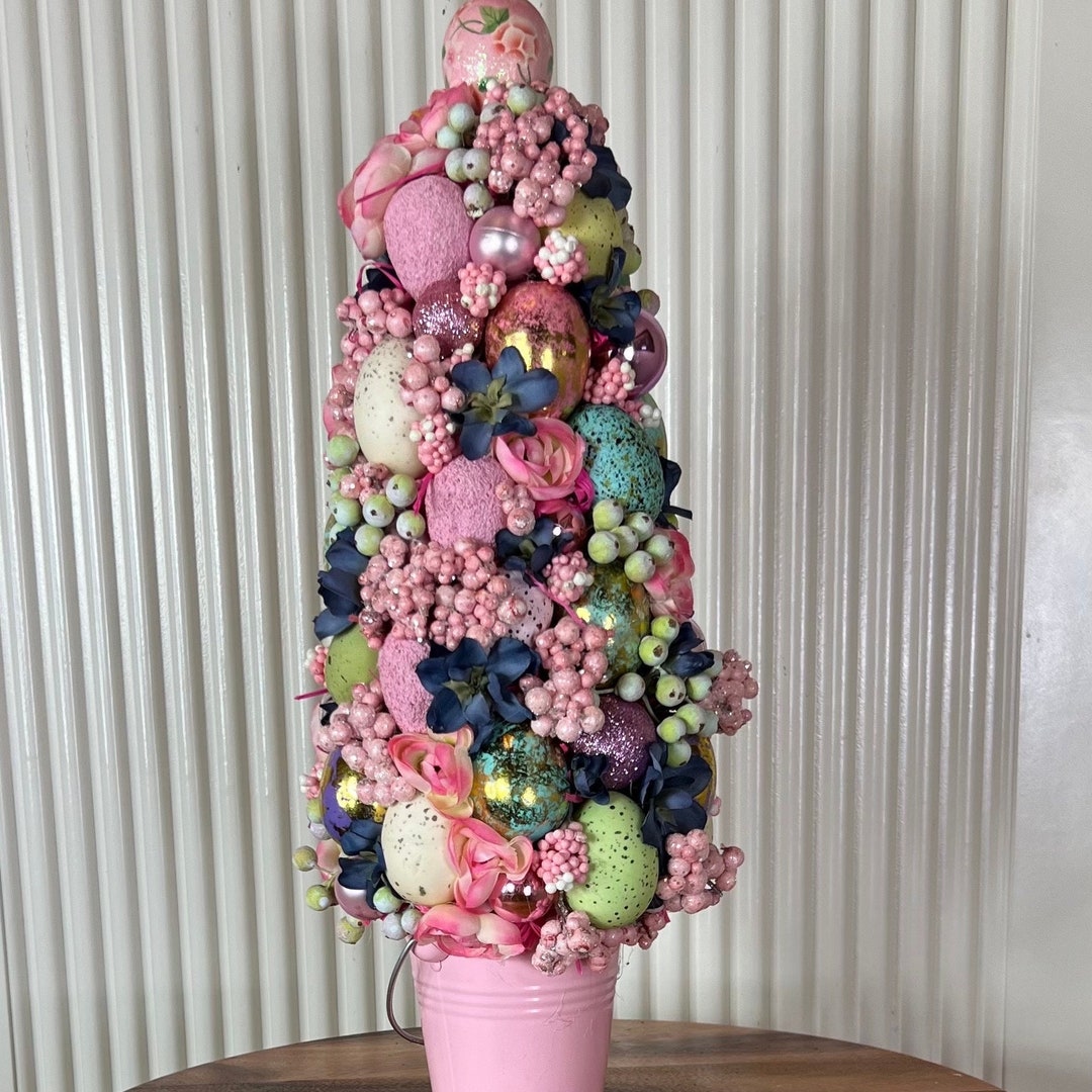 Farmhouse Topiary, Table Centerpiece, Spring Decor, Spring Tree, Spring ...