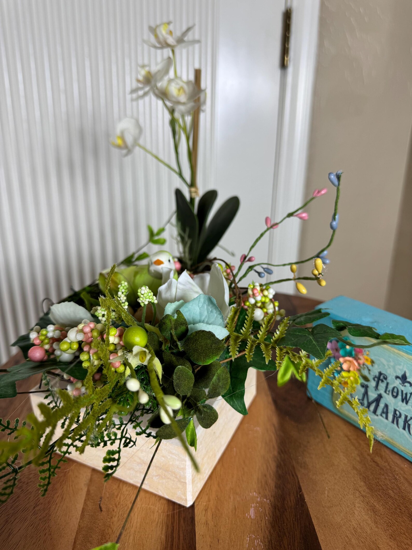 Handcrafted Spring Bird Nest Centerpiece: Rustic Floral Table Decor - Etsy