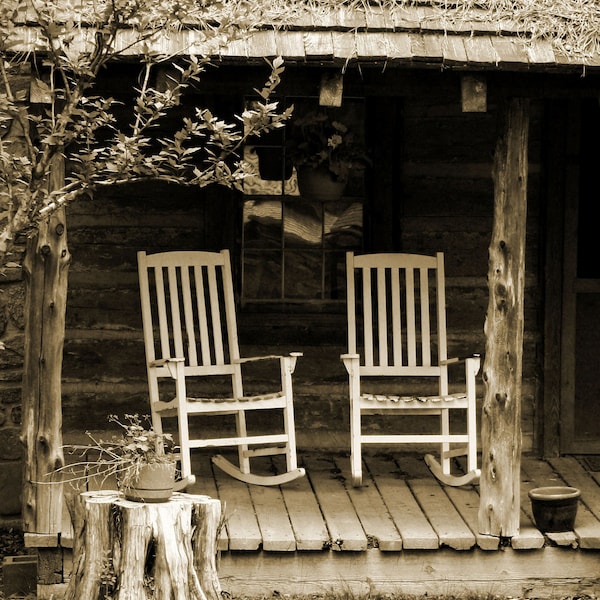 Cabin Rocking Chair - Etsy