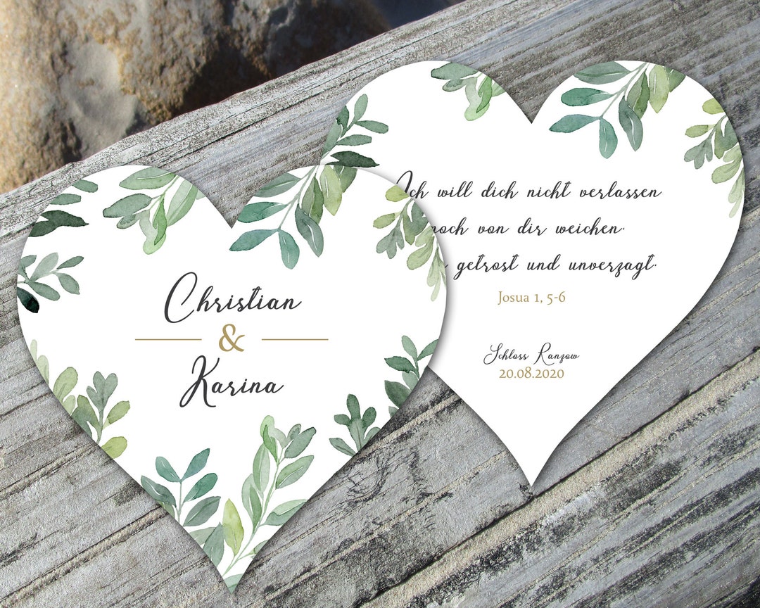 Beer Mat Wedding Heart Green Boxwood Wedding Motto From 25 Pieces - Etsy