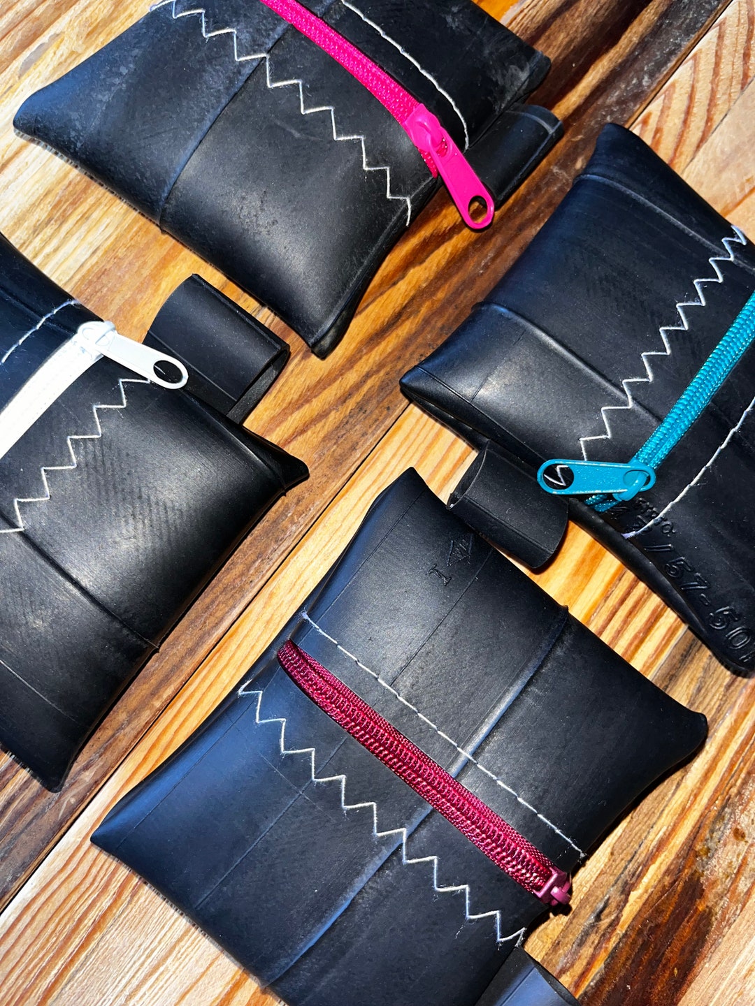 Upcycled Wallet Made From Old Bicycle Tubes - Etsy UK