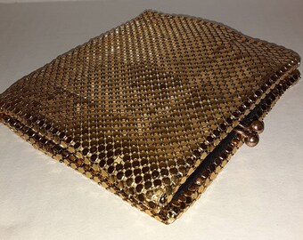 Gold Mesh Wallet | Etsy