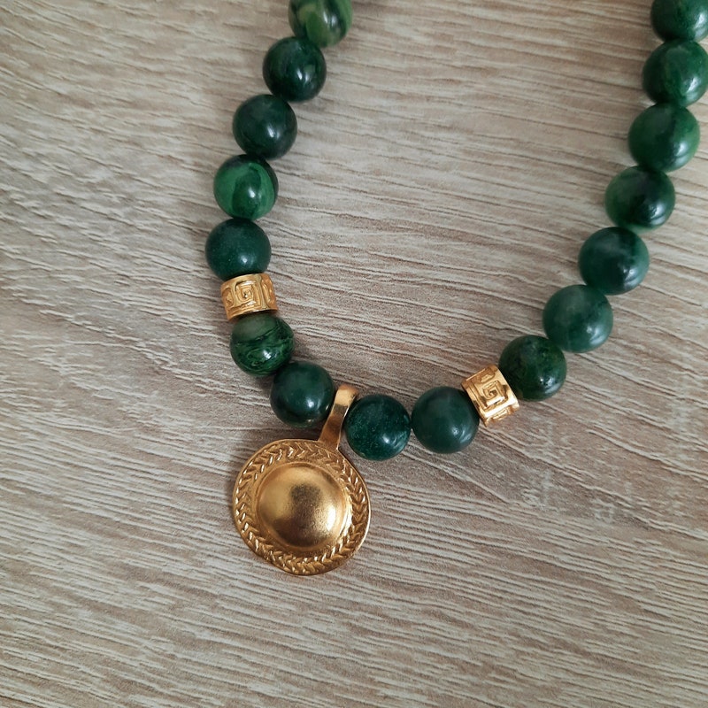 Golden Jade Stone - Etsy