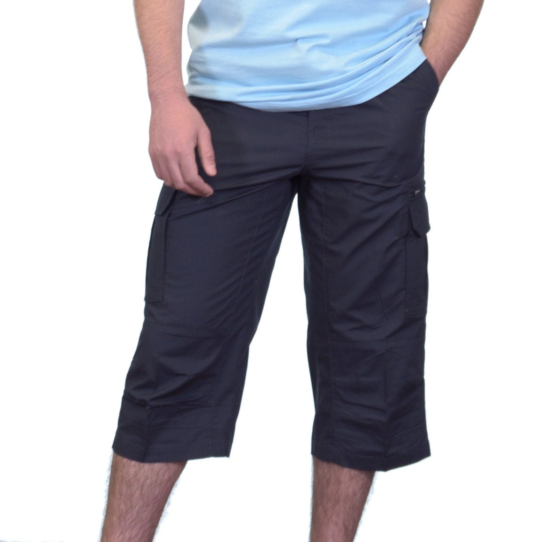 Long Cargo Shorts/ Gifts for Him/ Gifts for Dad/ Comfortable Shorts ...