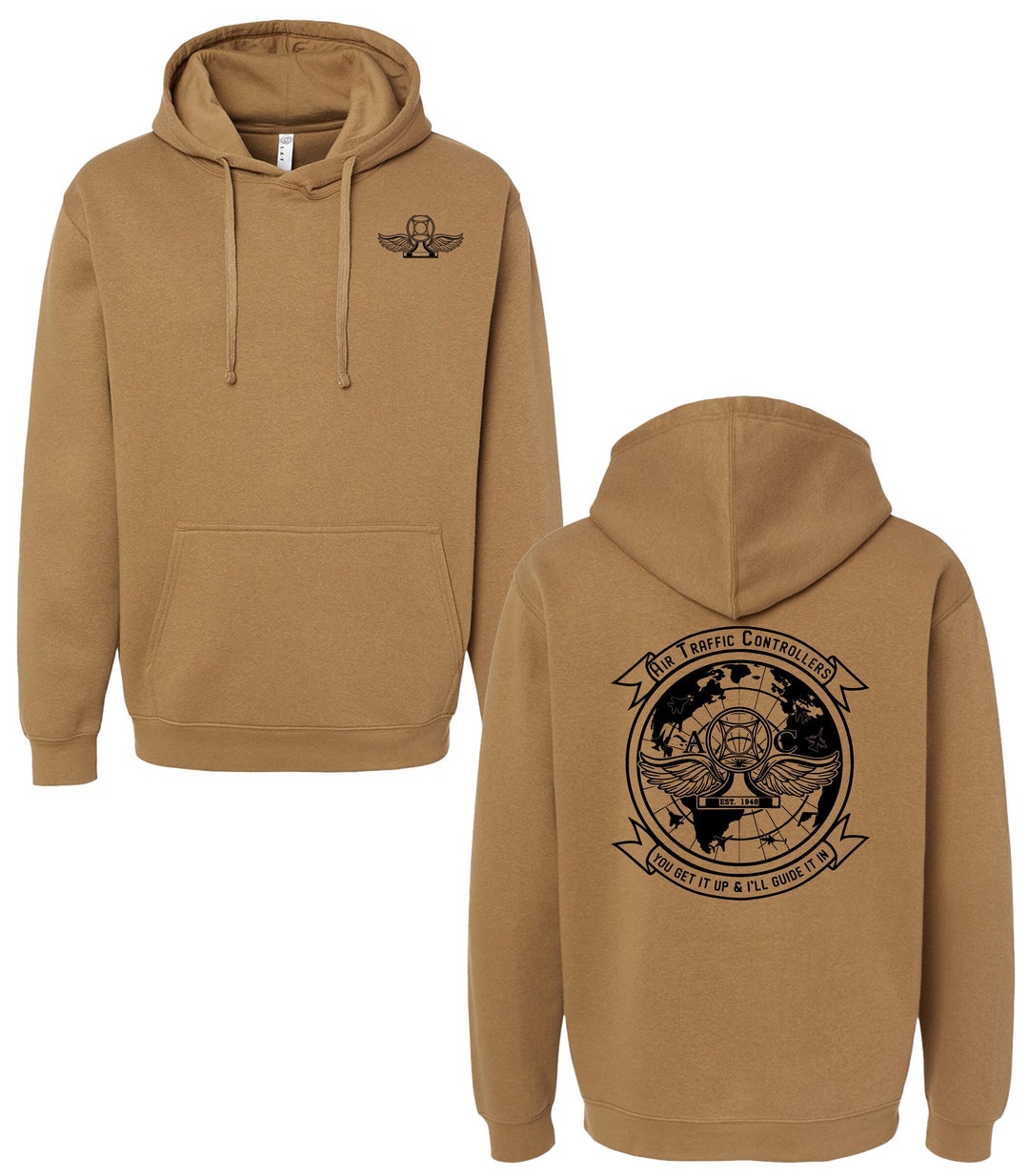 US Navy Air Traffic Controllers Hoodie - Custom Hoodie - Navy Hoodie ...