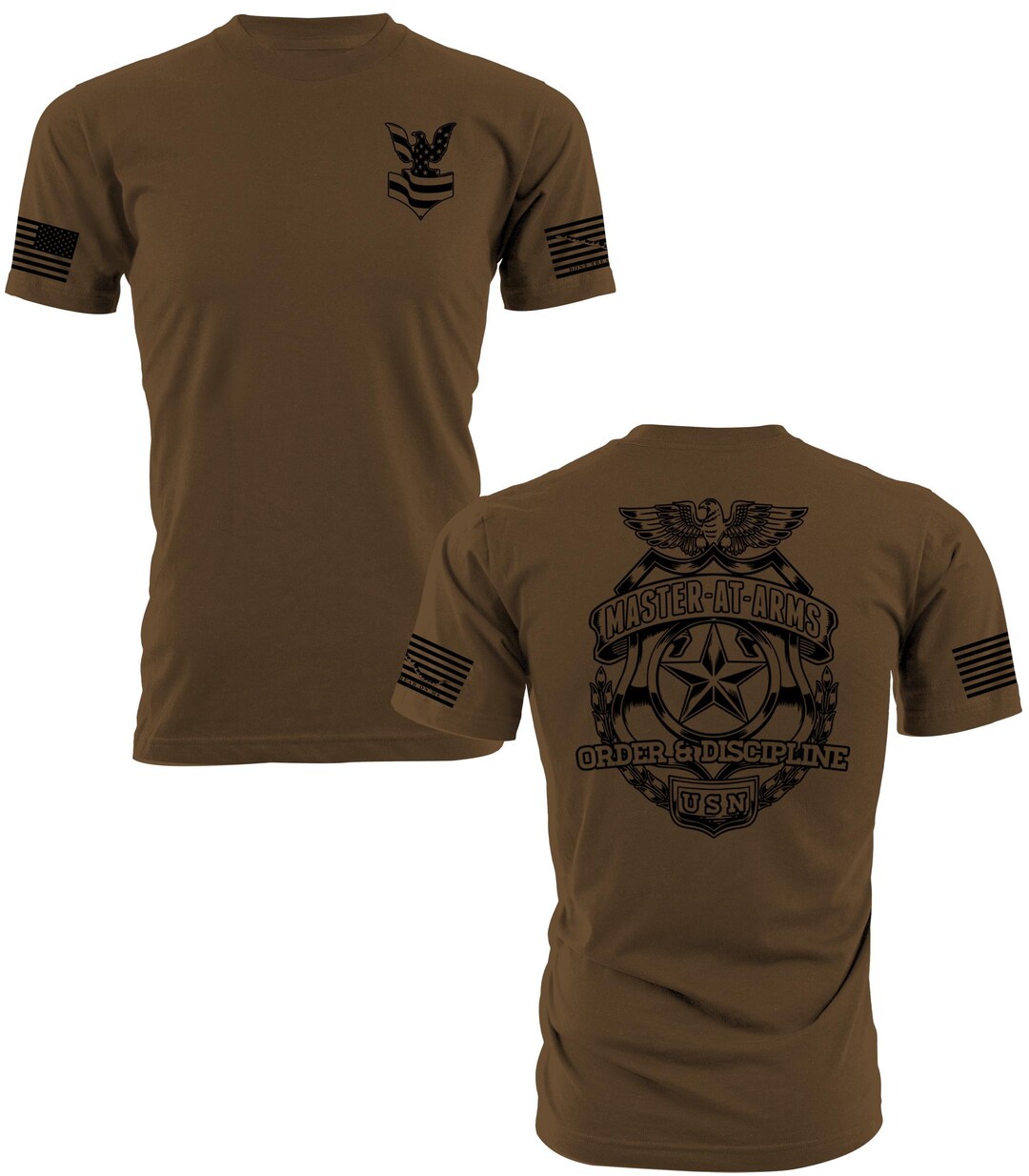 Masters-at-arms Stars & Stripes First Class Shirt MA1 Shirt Custom US ...