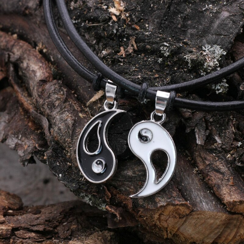 Yin Yang Necklace Couple - Etsy