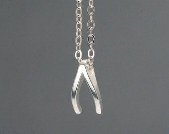 Wishbone Necklace | Etsy