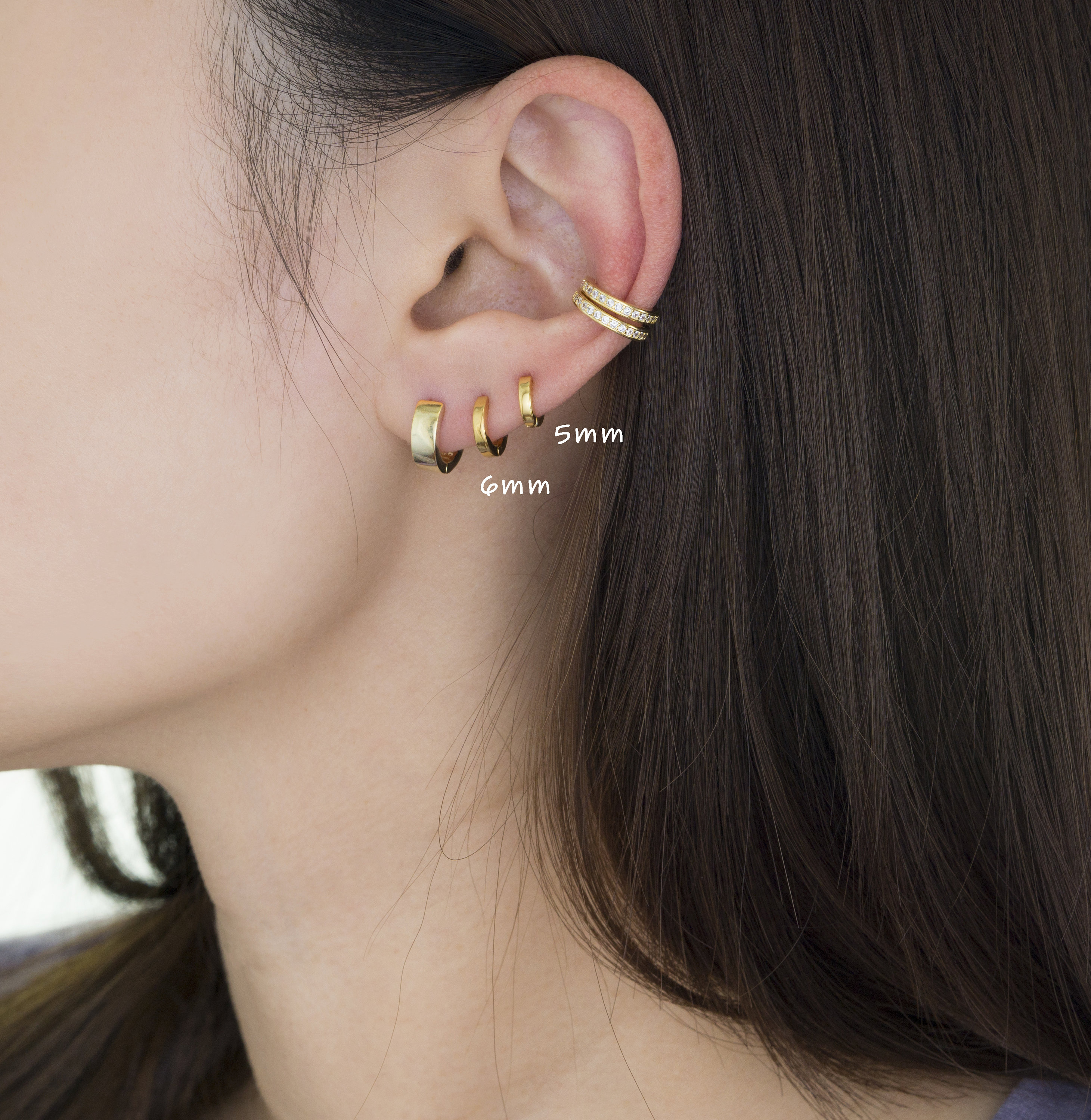 Tiny Hoop Earrings Huggie Hoops Mini Hoop Earrings Silver | Etsy Canada