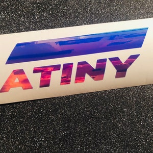 Atiny Logo Decal - Etsy