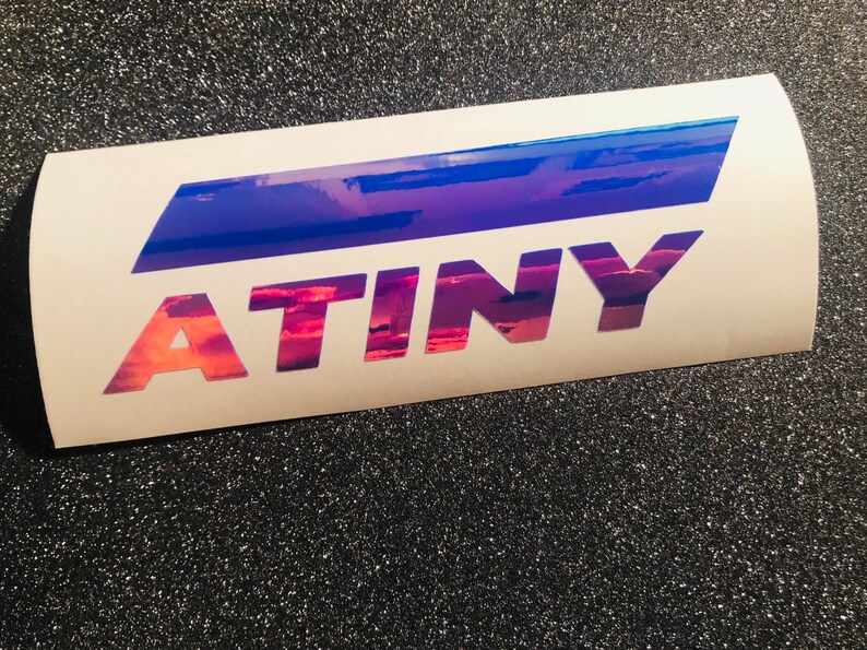 Atiny Logo Decal - Etsy
