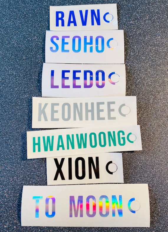 Oneus Lightstick Decals | Etsy