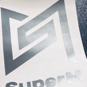 Super M Logo Decal - Etsy