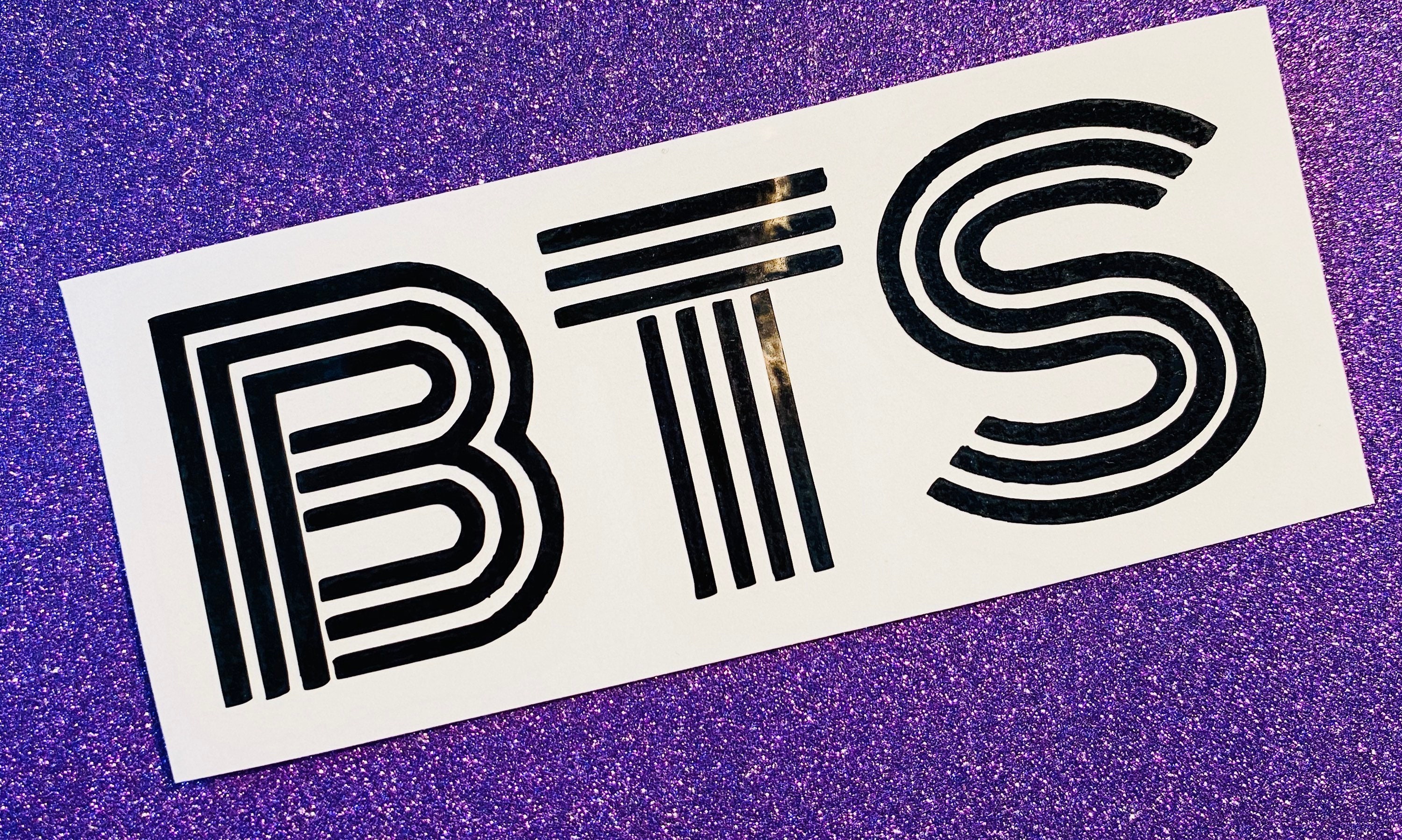 BTS Dynamite Logo Decal