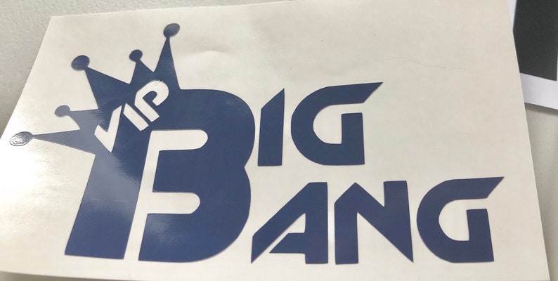 BigBang VIP Logo Decal | Etsy