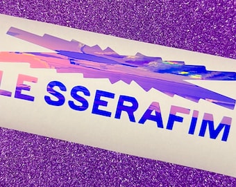 LE SSERAFIM Logo Decal Sticker Different Sizes - Etsy