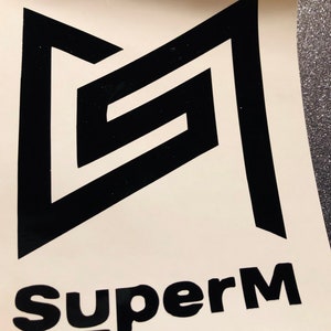 Super M Logo Decal - Etsy