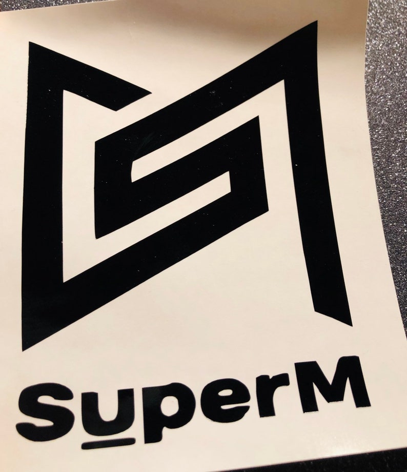 Super M Logo Decal | Etsy