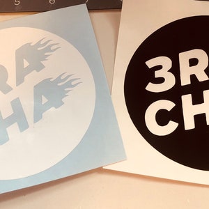 3RACHA Logo Decal - Etsy