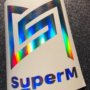 Super M Logo Decal - Etsy