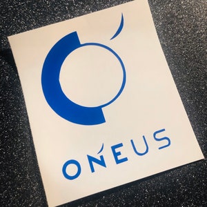 Oneus Logo Decal - Etsy