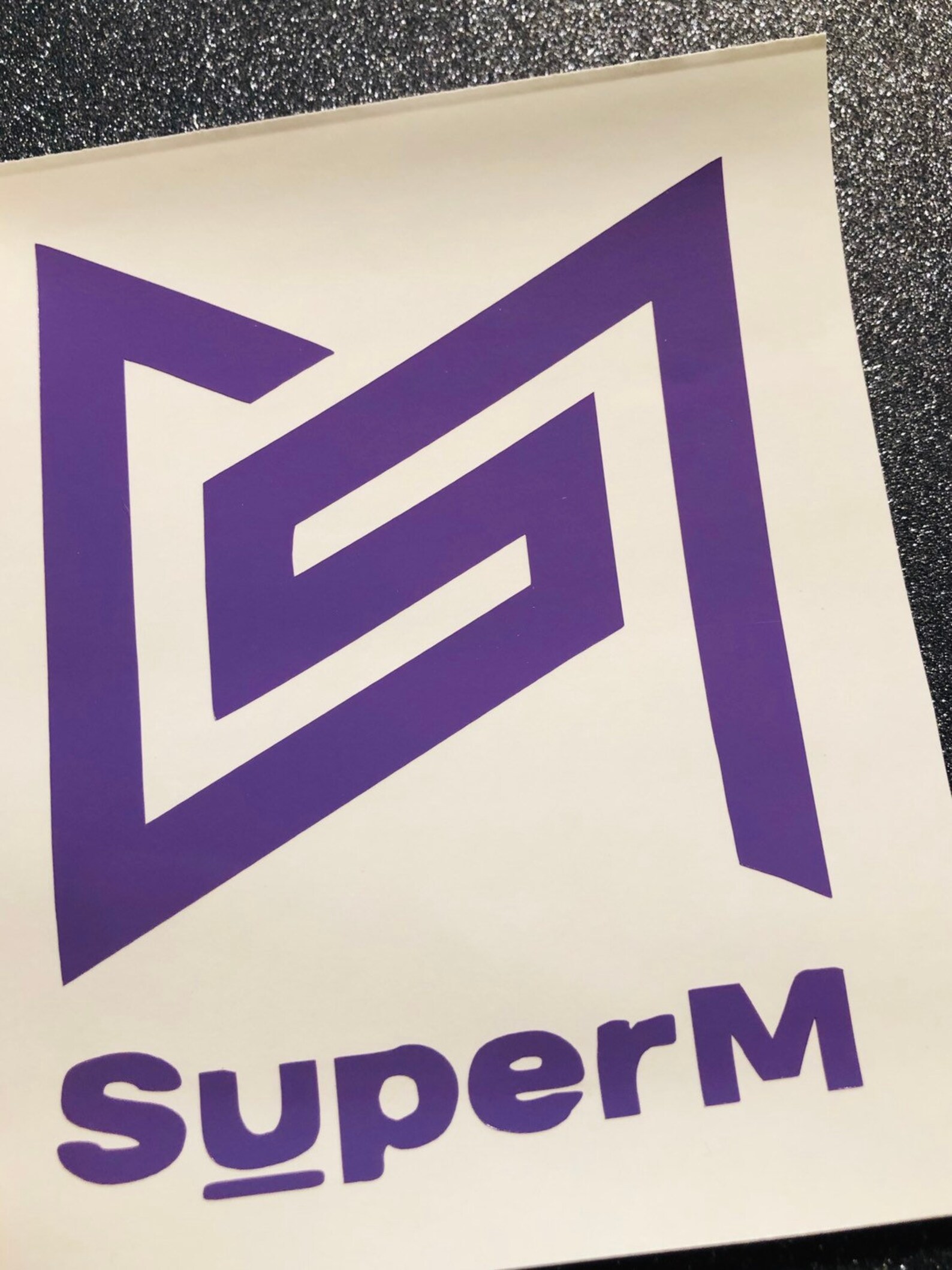 Super M Logo Decal - Etsy