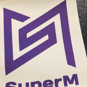 Super M Logo Decal - Etsy