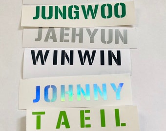 NCT Lightstick Reflective Sticker K-pop Kpop Decal Vinyl - Etsy