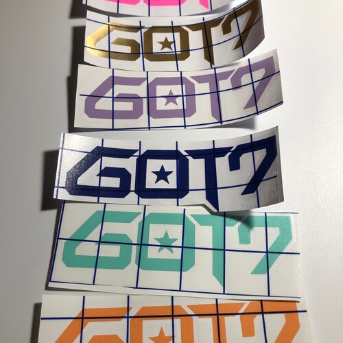 GOT7 / Long Logo Vinyl Decal Sticker - Etsy