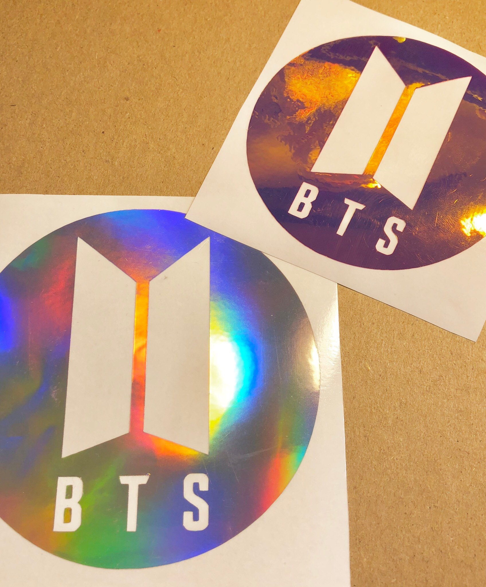 BTS Circle Logo Decal - Etsy