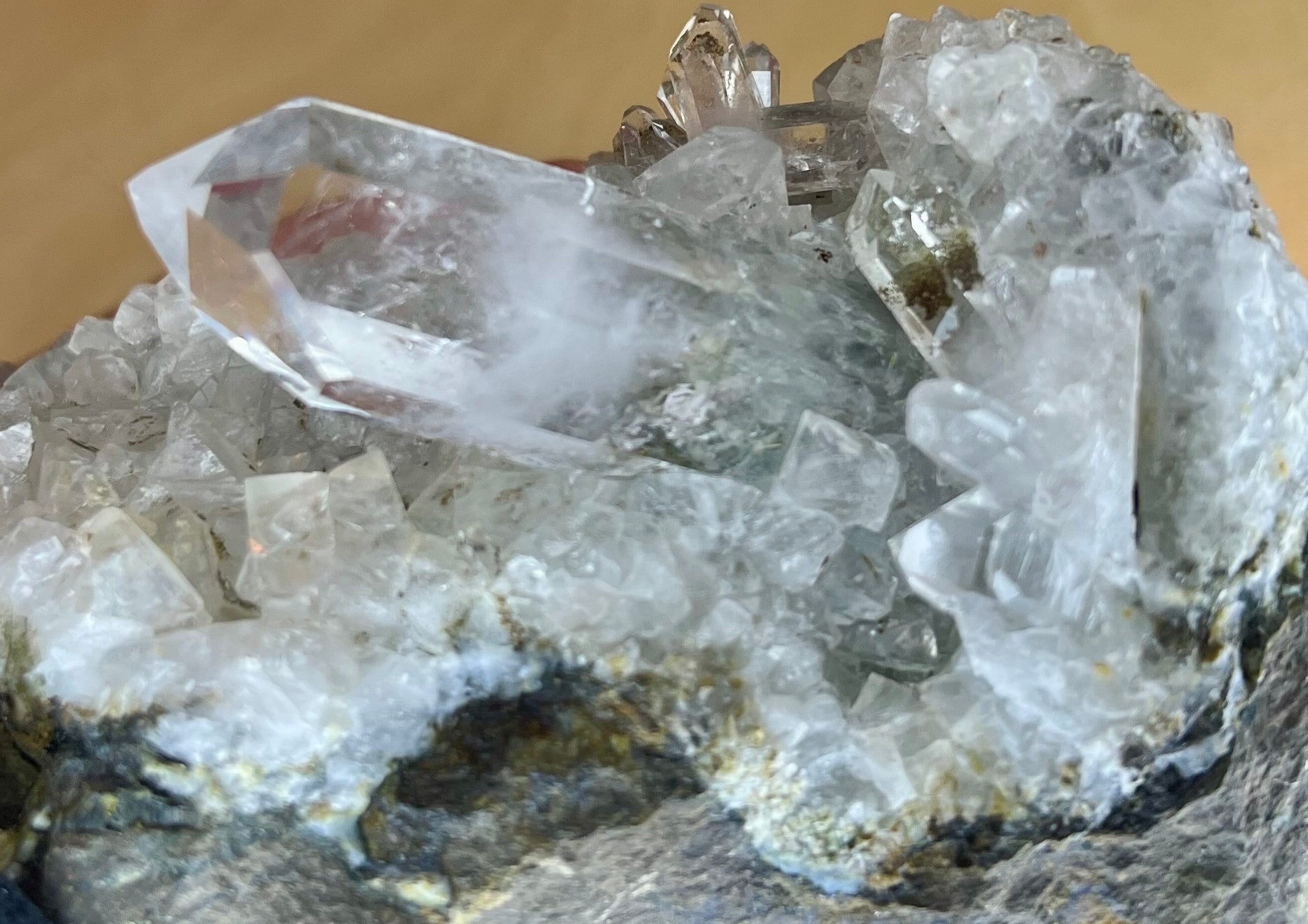 Optic Quartz & Amethyst Specimen Brandberg (fire) Mountains, Damaraland ...