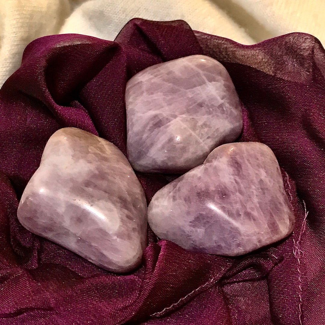 Purple Anhydrite /angelite Lilac Celestine Polished Crystal RARE - Etsy