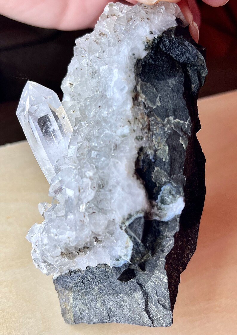 Optic Quartz & Amethyst Specimen Brandberg (fire) Mountains, Damaraland ...