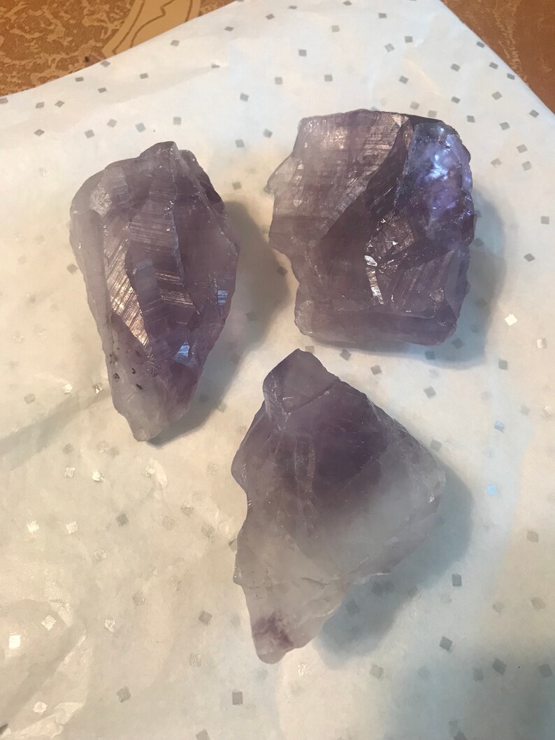 Natural Amethyst Point Crystals - Etsy
